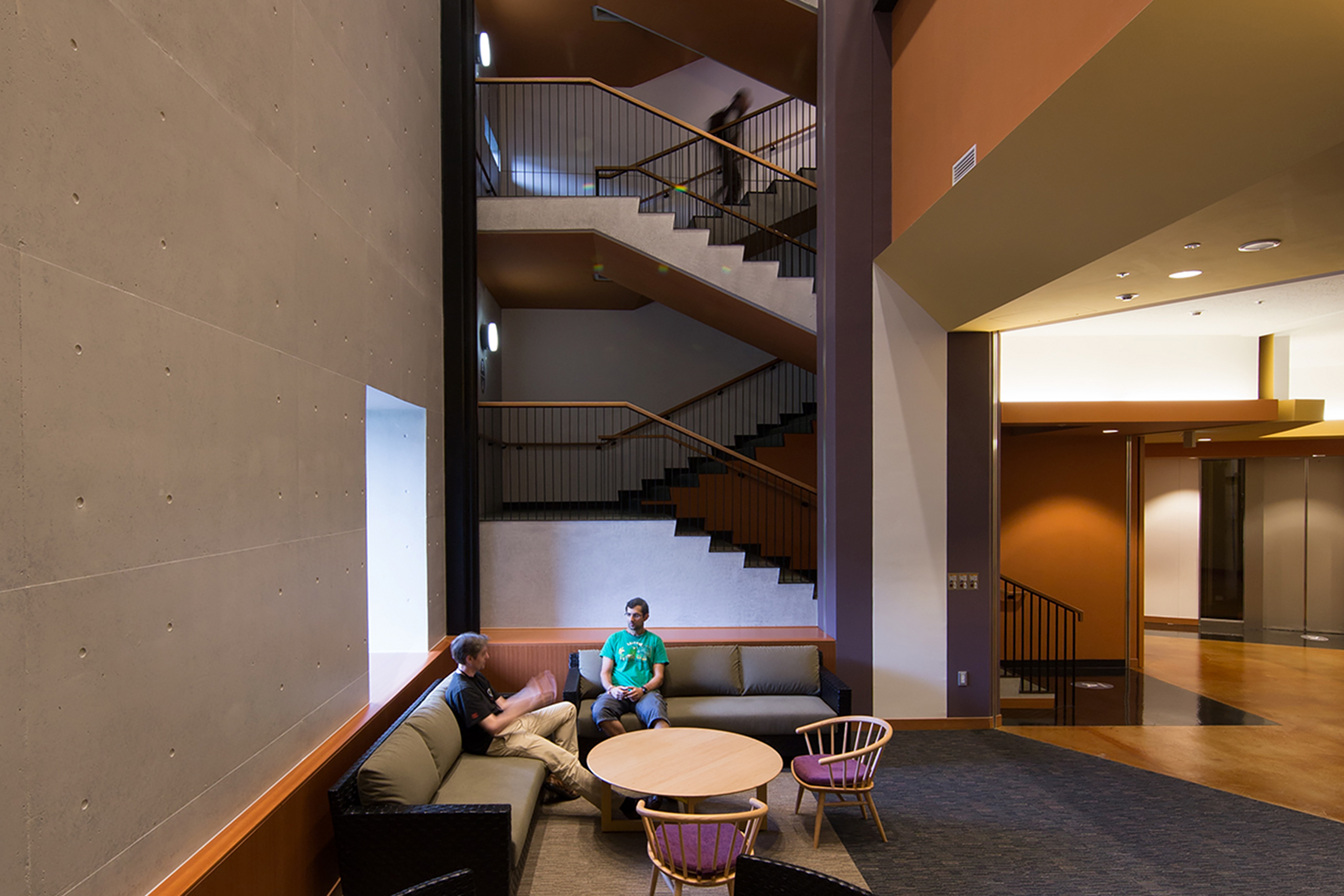 Lab 2 breakout lounge area | Okinawa Institute of Science and Technology OIST