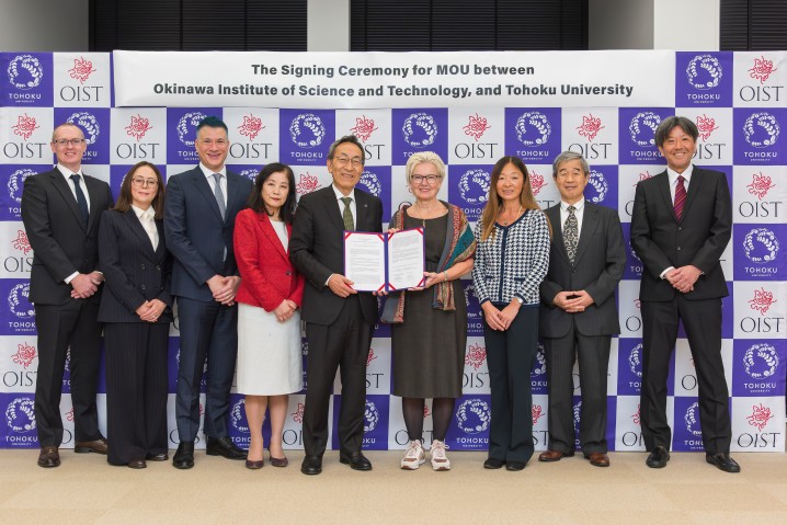 OIST and Tohoku University group photo | Okinawa Institute of Science ...