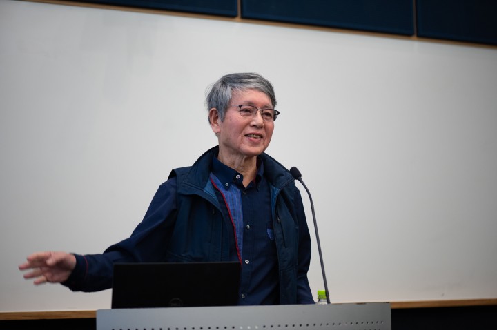 Professor Takahashi at his provost lecture | Okinawa Institute of Science and Technology OIST