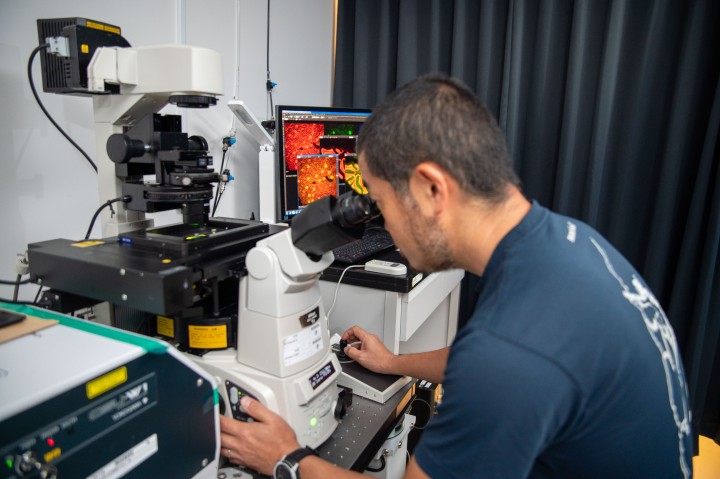 CF-IMG-light-microscope-with-specialist | Okinawa Institute of Science and Technology OIST