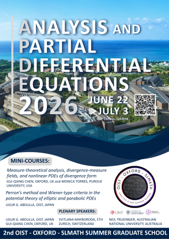 APDE Summer School 2026 Poster | Okinawa Institute of Science and ...