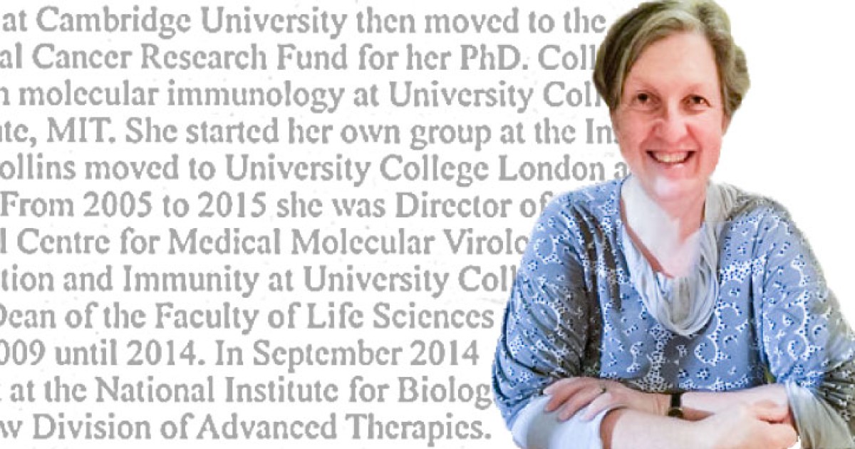 Professor Mary Collins Joins OIST | Okinawa Institute of Science and ...