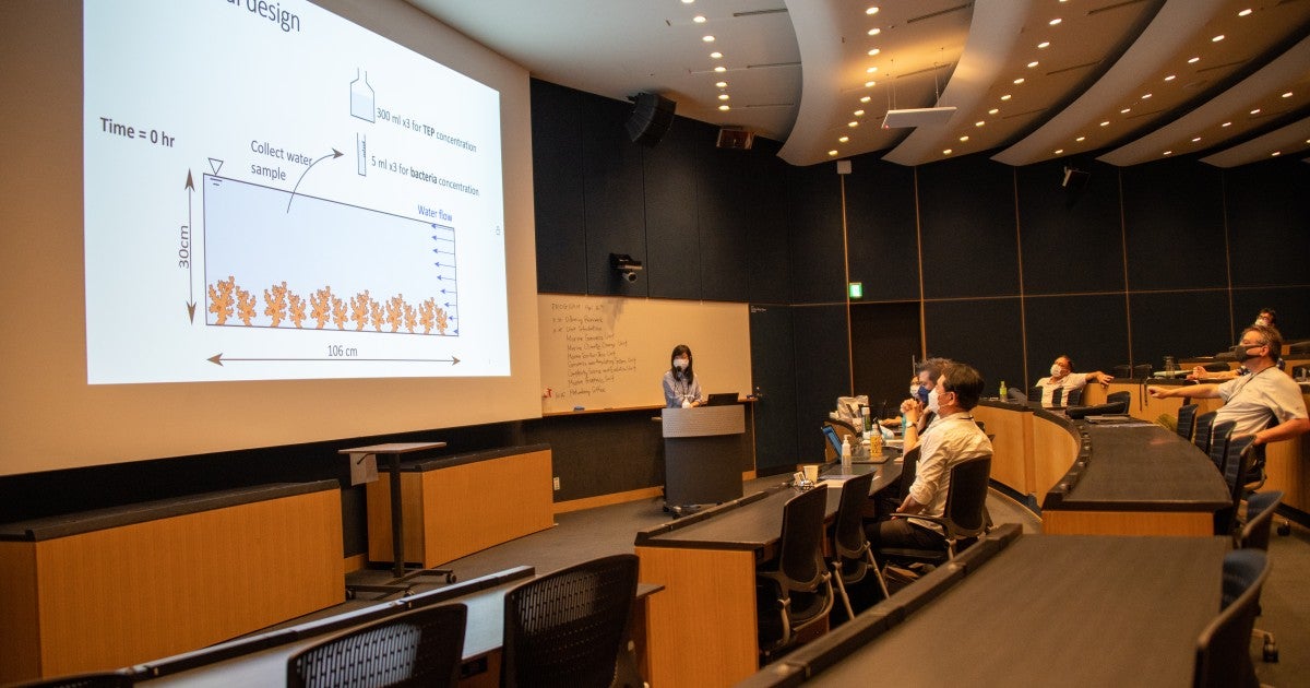 OIST Postdoctoral Scholar, Dr. Heng Wu, from the Marine Biophysics Unit ...