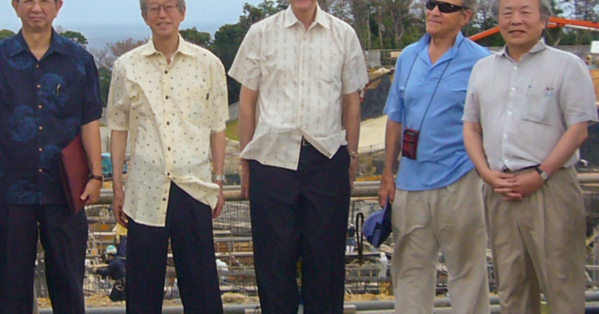 Torsten Wiesel and Koji Omi in 2008 | Okinawa Institute of Science and ...