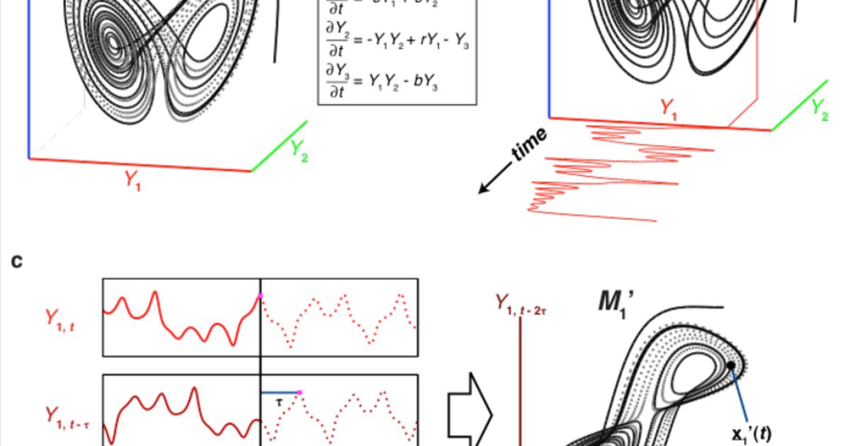 An Illustration of the Takens theorem (Biological Nonlinear Dynamics Data Science Unit - Gerald ...
