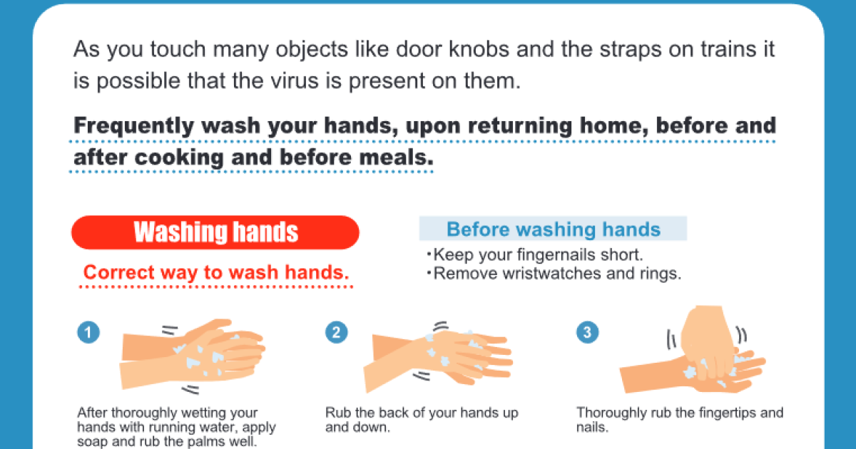 COVID-19 Washing hands (English) | Okinawa Institute of Science and ...