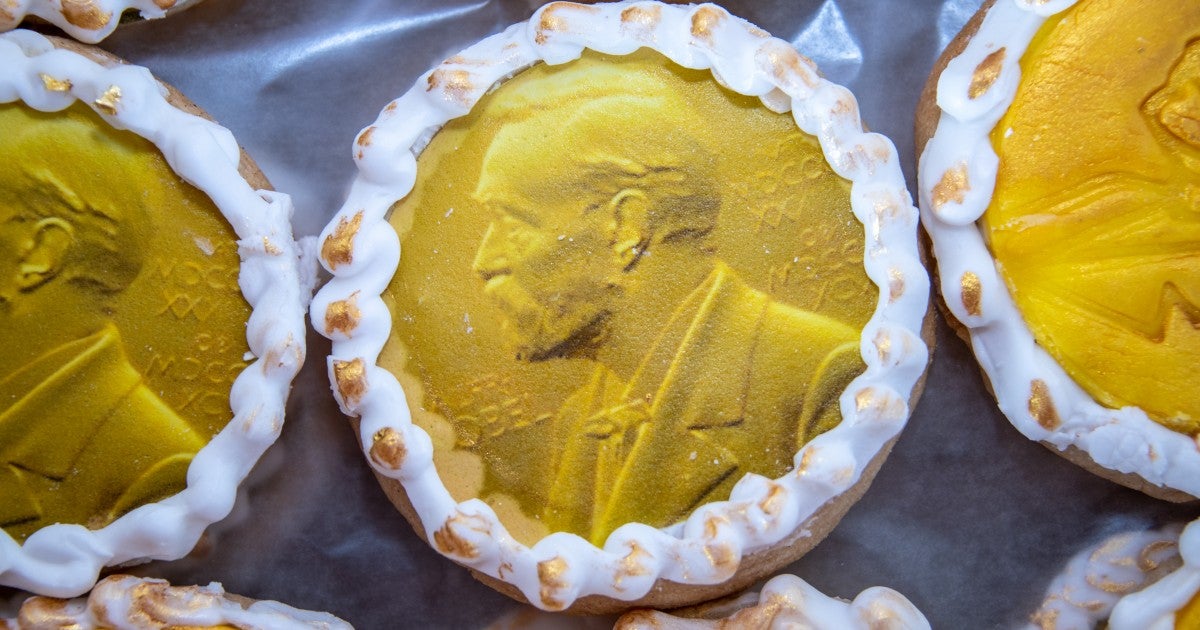 Nobel Prize medal cookies | Okinawa Institute of Science and Technology ...