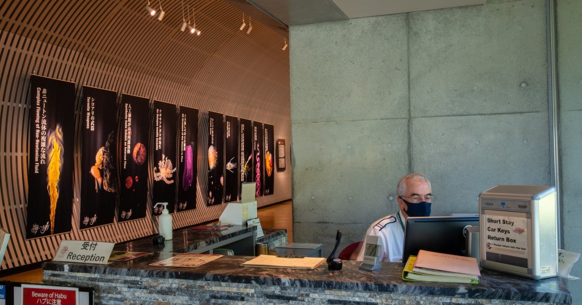 Reception desk | Okinawa Institute of Science and Technology OIST