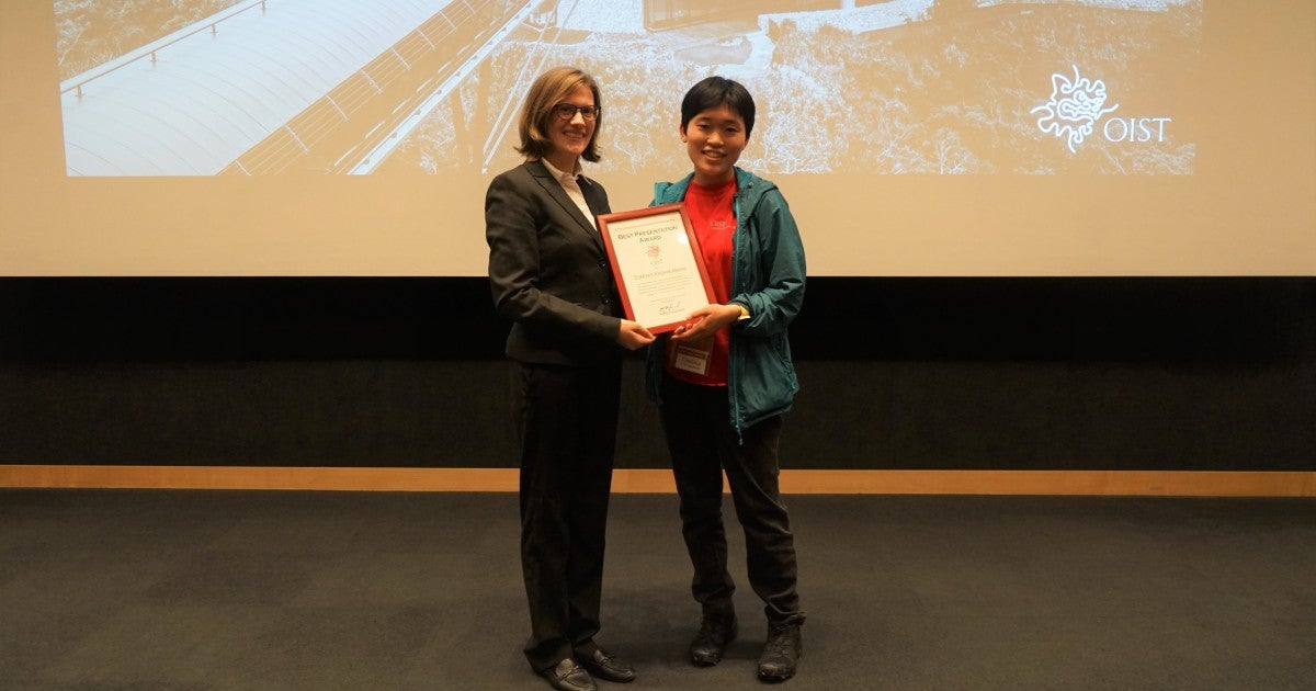 Science Challenge winner | Okinawa Institute of Science and Technology OIST