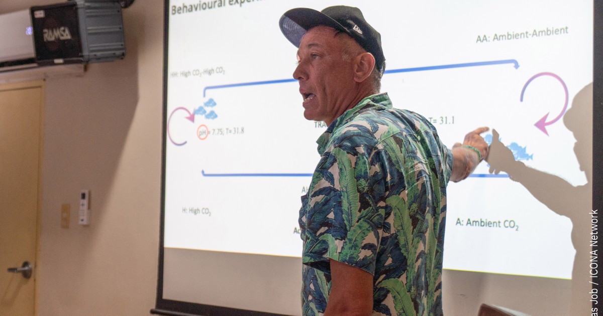 Prof. Timothy Ravasi, head of the Marine Climate Change Unit at OIST ...