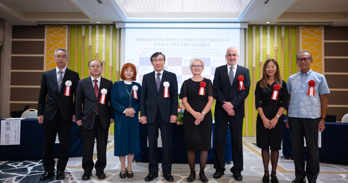 OIST and JAIST Sign Agreement on Academic Cooperation | Mirage News