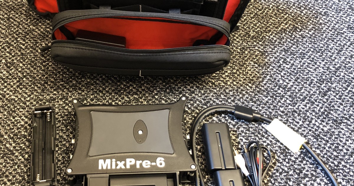 MixPre-6 II components with shoulder bag | Okinawa Institute of Science ...