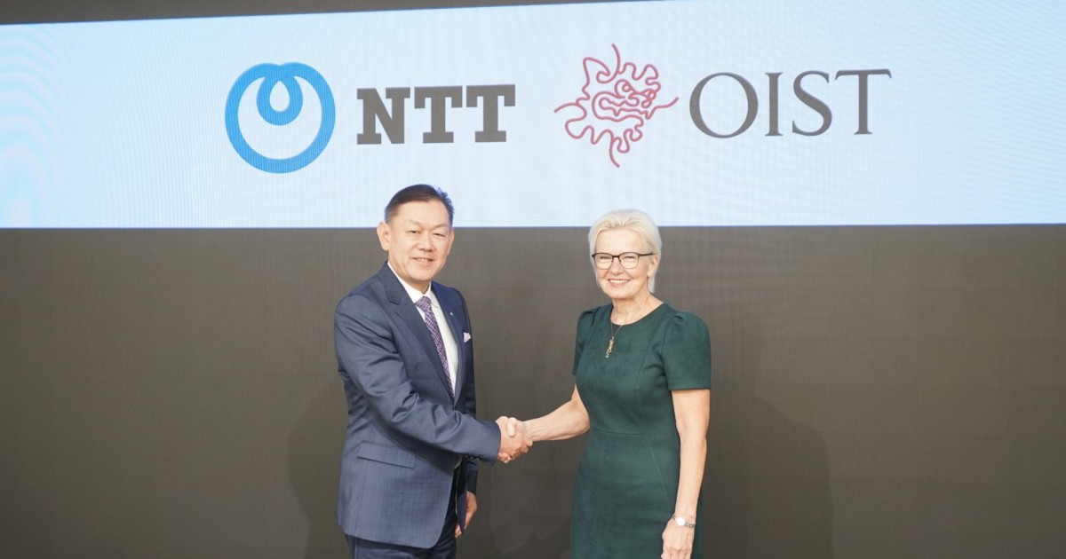 NTT and OIST Agree on Comprehensive Research Collaboration to Create a Sustainable Society with ...