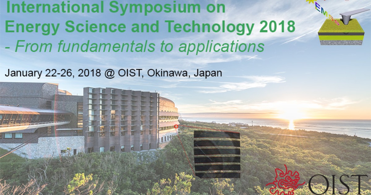 International Symposium on Energy Science and Technology 2018 | Okinawa ...