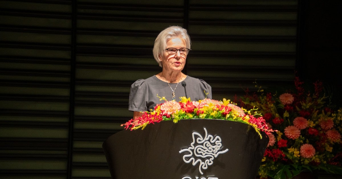 welcome speech by Karin Markides | Okinawa Institute of Science and ...