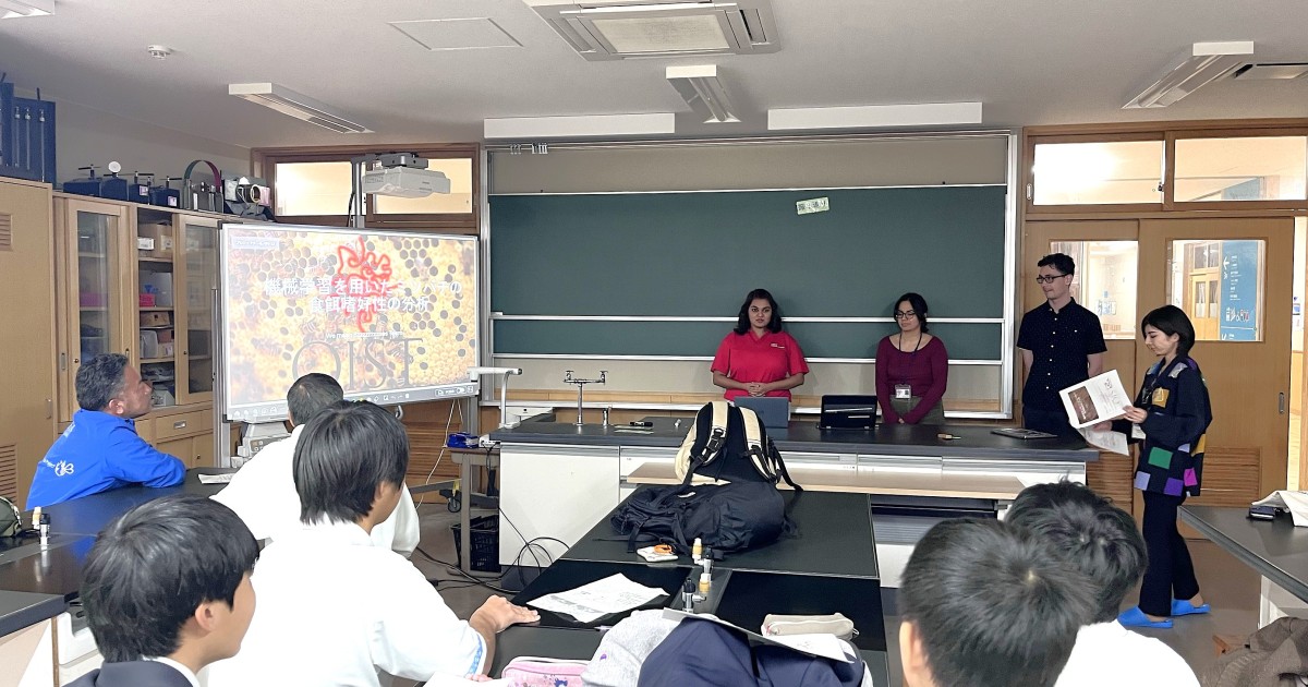 20250306_Unna Junior High School Science Club | Okinawa Institute of ...
