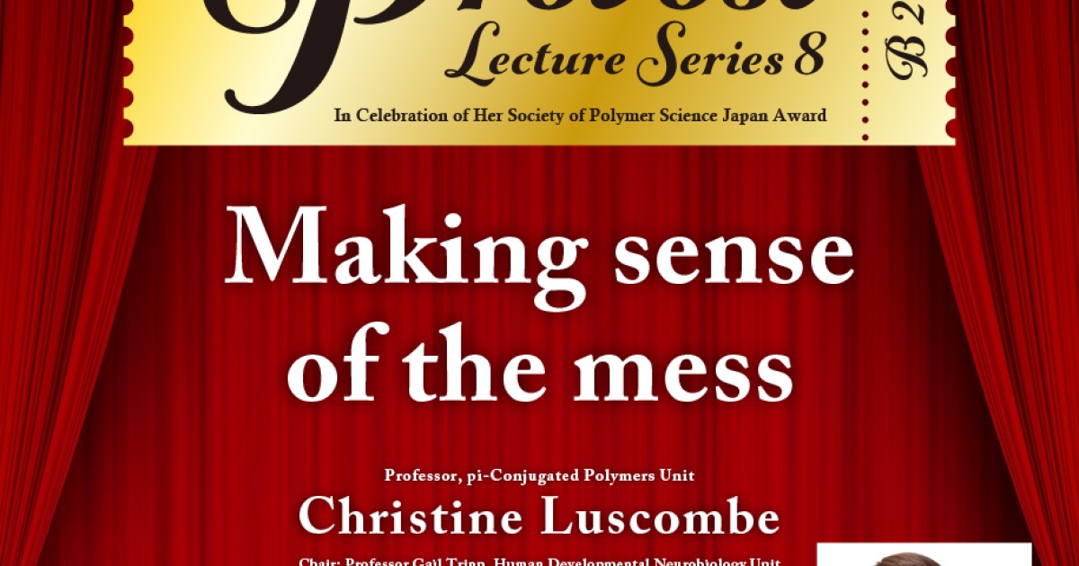 provost_lec_ser_08 | Okinawa Institute of Science and Technology OIST