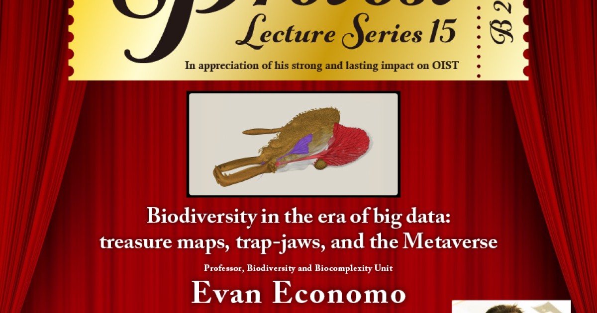 provost_lec_ser_15 | Okinawa Institute of Science and Technology OIST