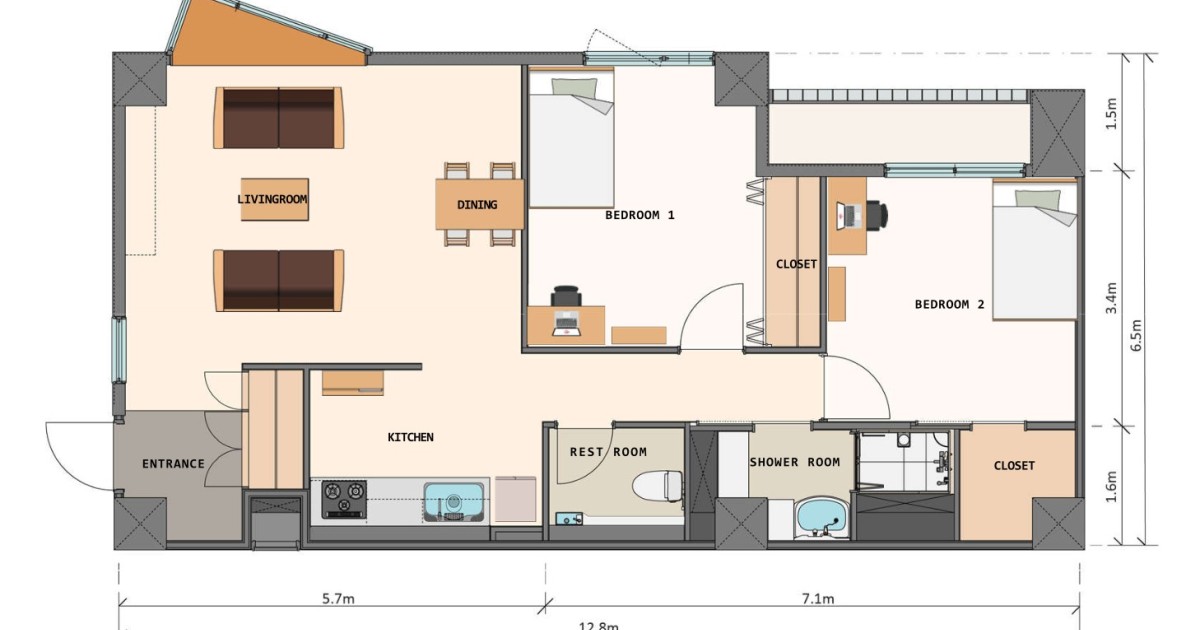 2LDK Village Center | Okinawa Institute of Science and Technology OIST