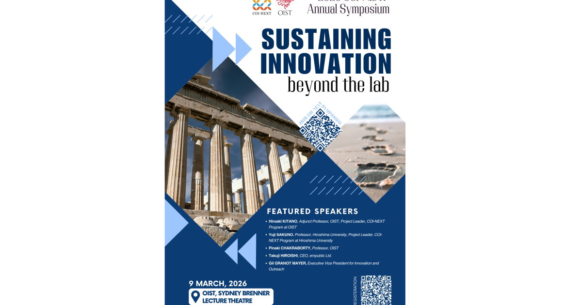 OIST COI-NEXT Annual Symposium | Okinawa Institute of Science and ...