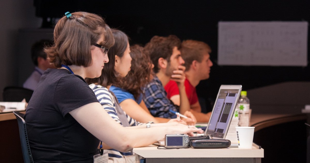 DNC2012 participants listen to a lecture by Prof. David Van Vactor ...