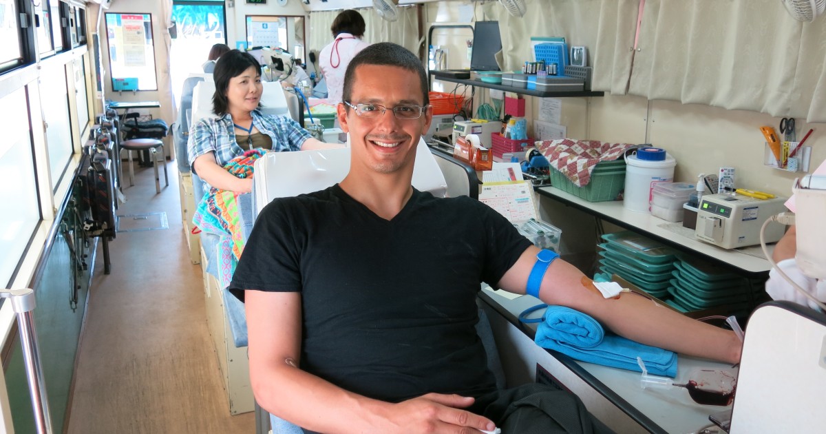 Giving blood (June 19, 2013) | Okinawa Institute of Science and ...