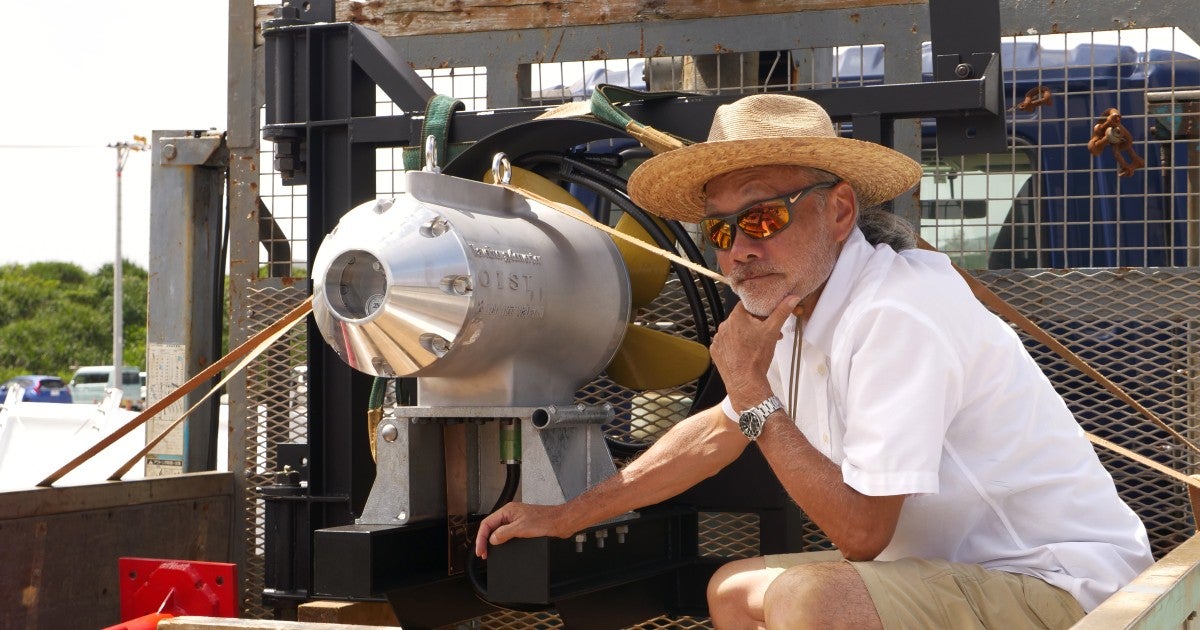 Professor Shintake and his latest turbine | Okinawa Institute of ...