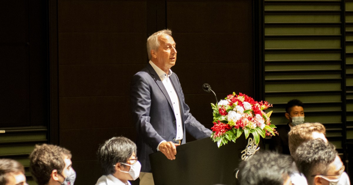 Dr. Peter Gruss at 2020 Welcome Ceremony | Okinawa Institute of Science ...