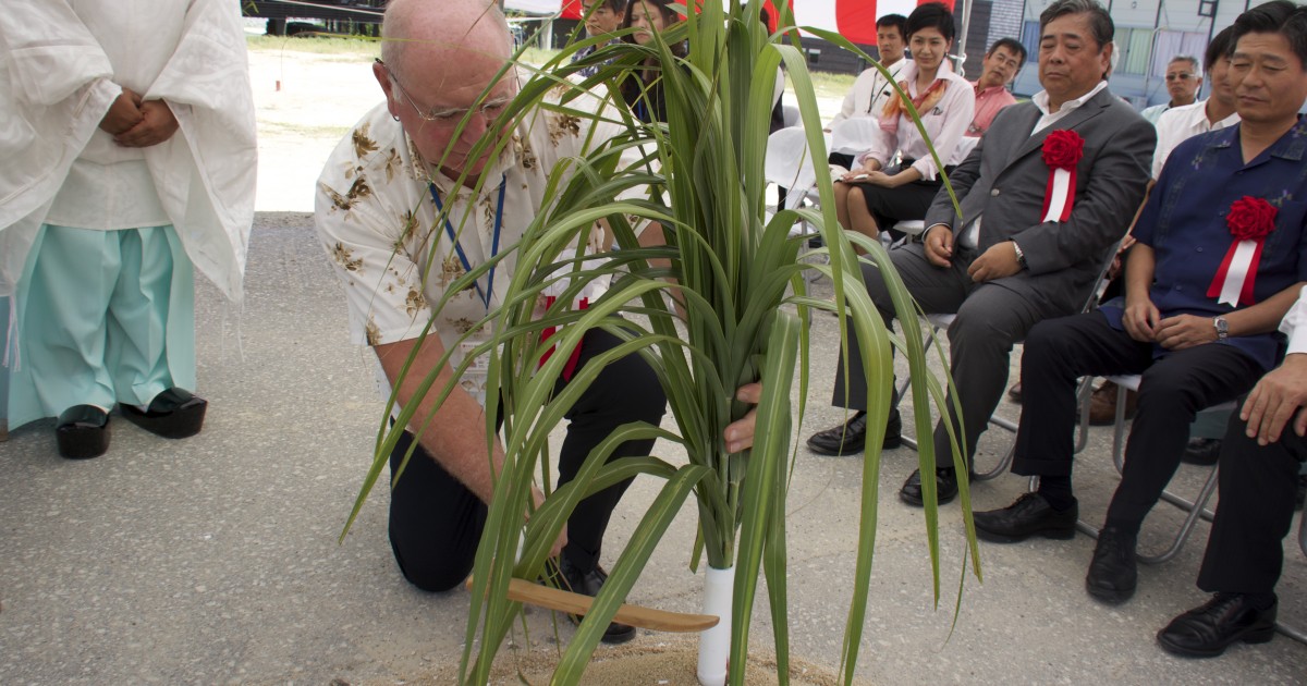 OIST Vice President for Communication & Public Relations Neil Calder ...