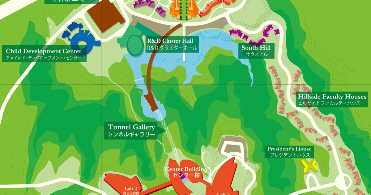 Campus Map | Okinawa Institute of Science and Technology OIST