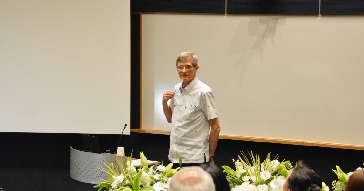 Dr. Robert Baughman at Sydney Brenner Memorial Tribute | Okinawa ...